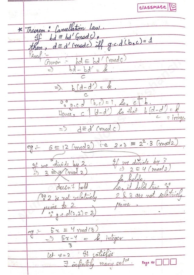 Number theory Notes - Akshansh