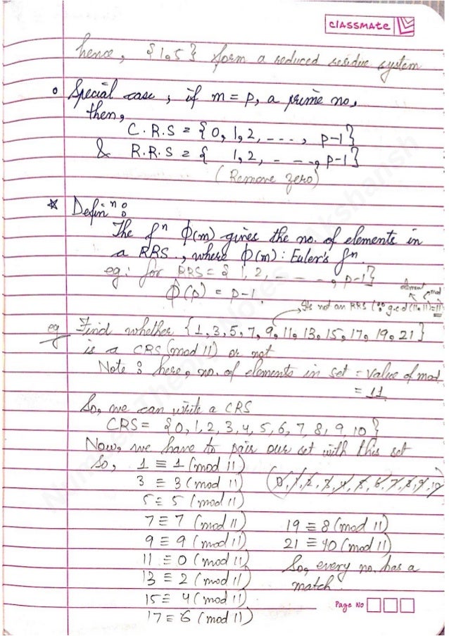 Number theory Notes - Akshansh