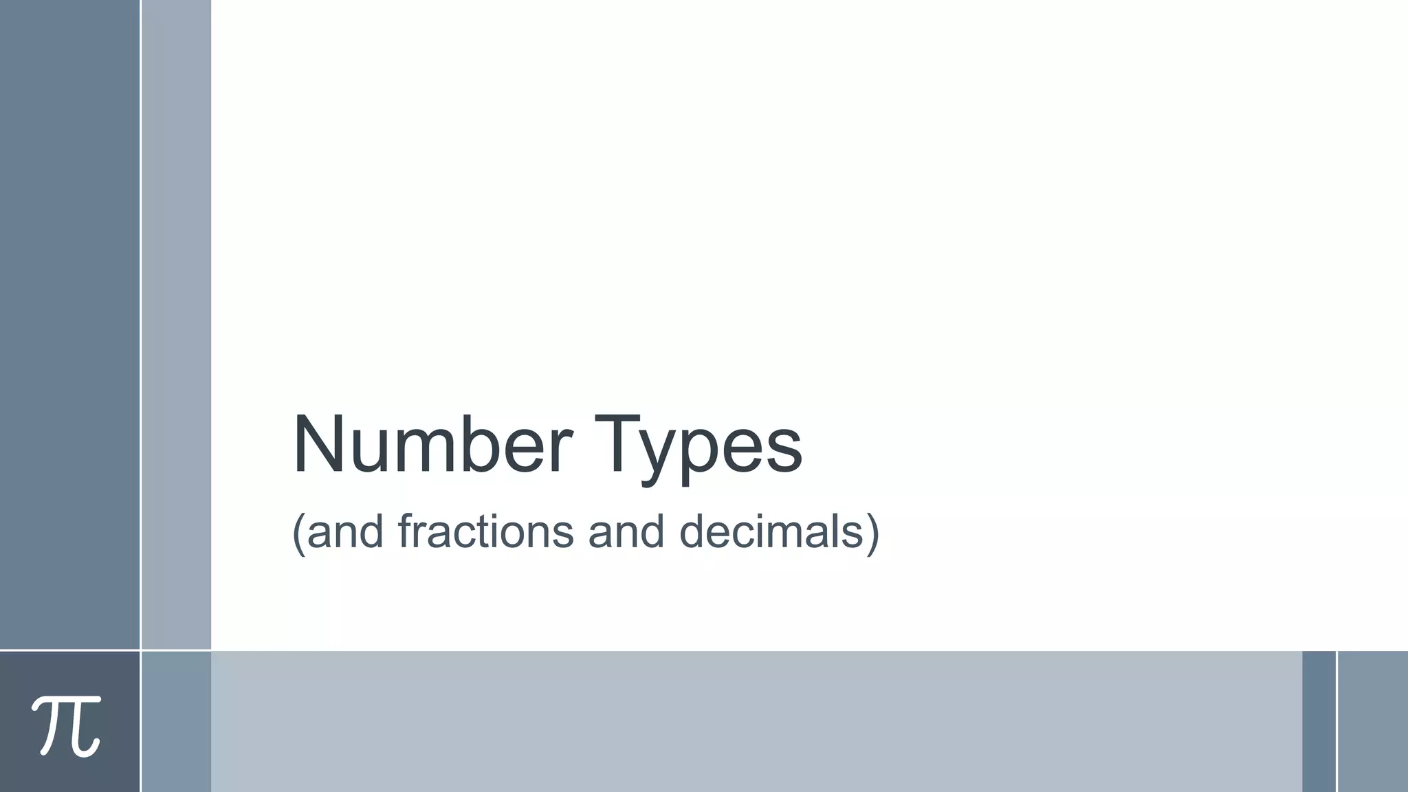 Number types | PPTX