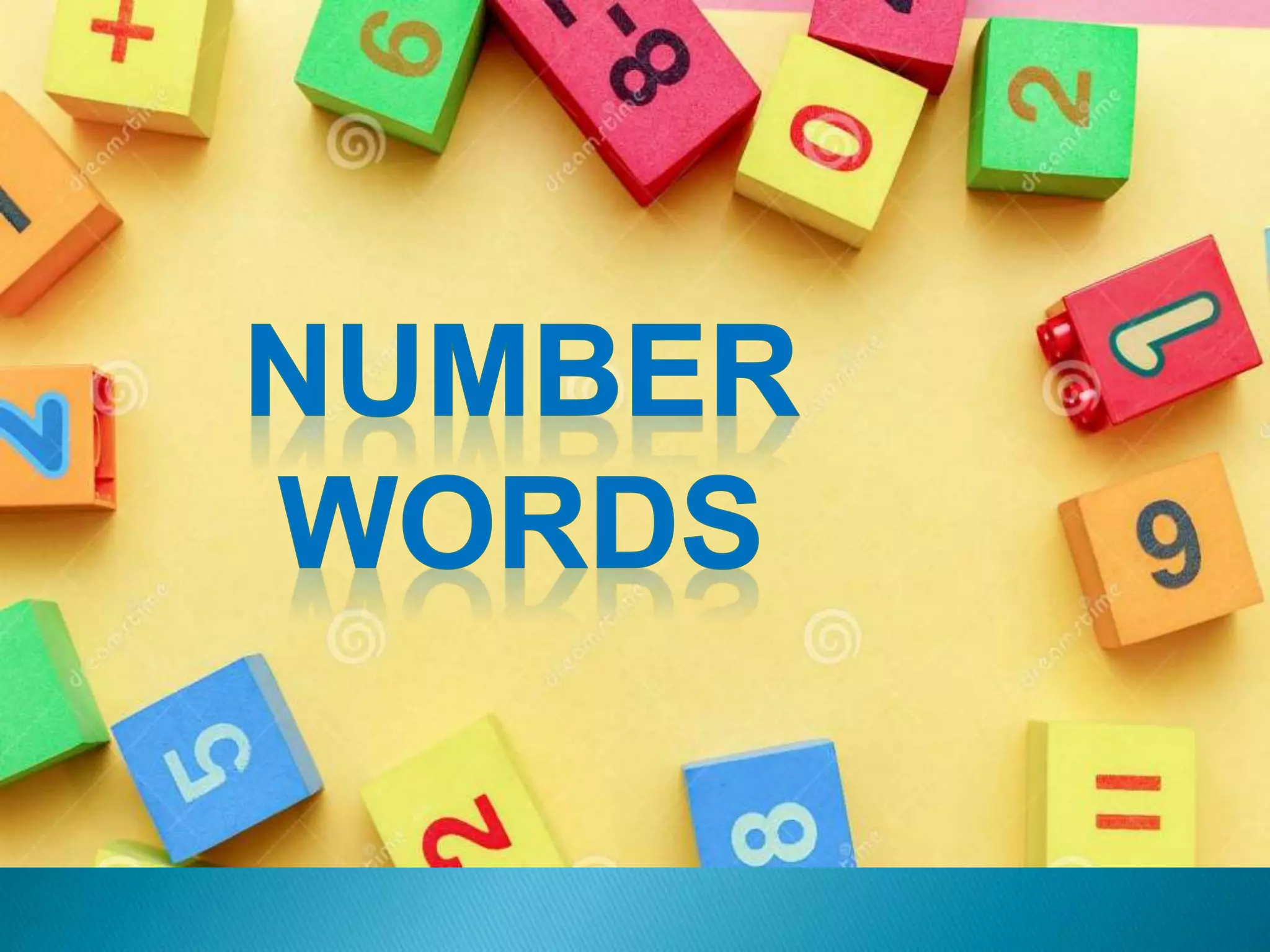 Number words | PPTX