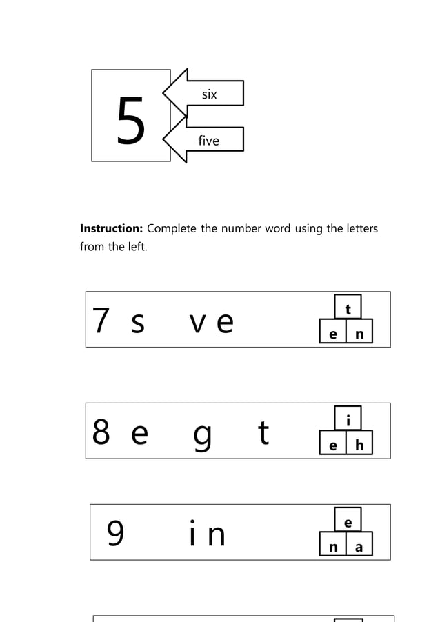 number-words-1-10