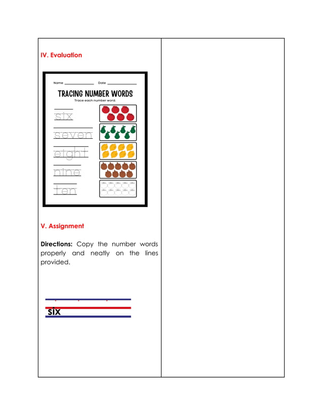 Number Words 6-10.pdf jbhuikojuihyugttygytfgy | PDF
