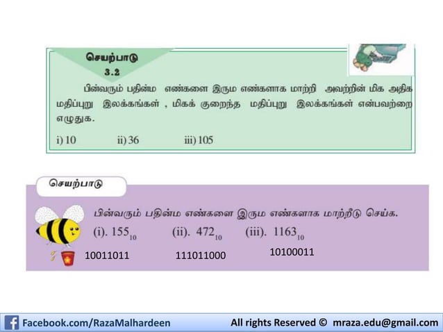 Number system | Grade 10 | ICT Tamil Presentation By Raza Malhardeen ...