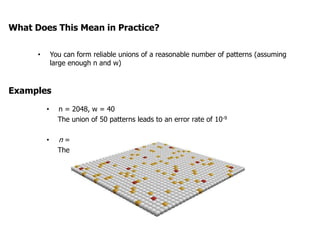 Sparse Distributed Representations: Our Brain's Data Structure | PPTX
