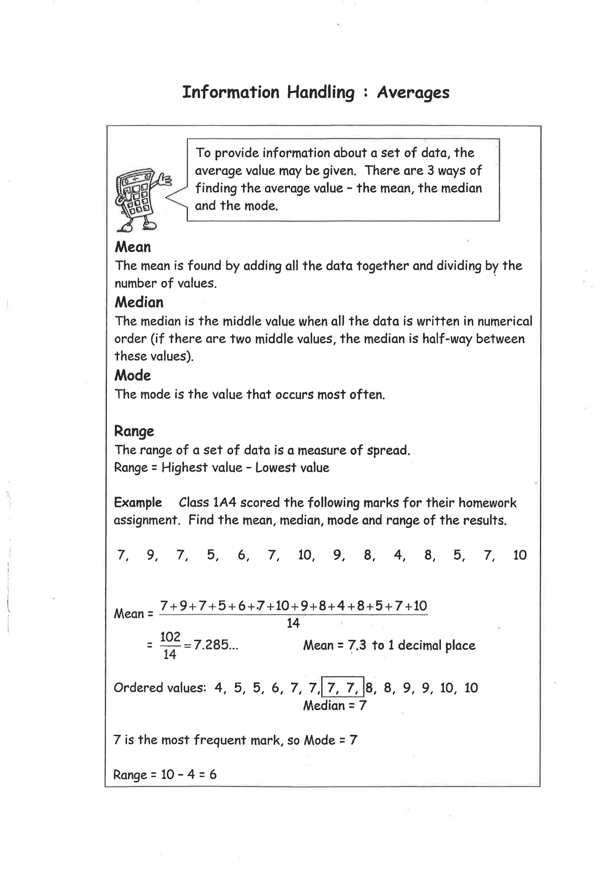 Numeracy across the curriculum booklet guide | PDF
