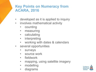 Numeracy in History | PPTX