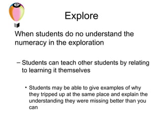 Numeracy numeracy and the e5 instructional model | PPT