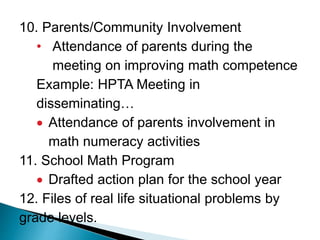 NUMERACY PROGRAM | PPTX