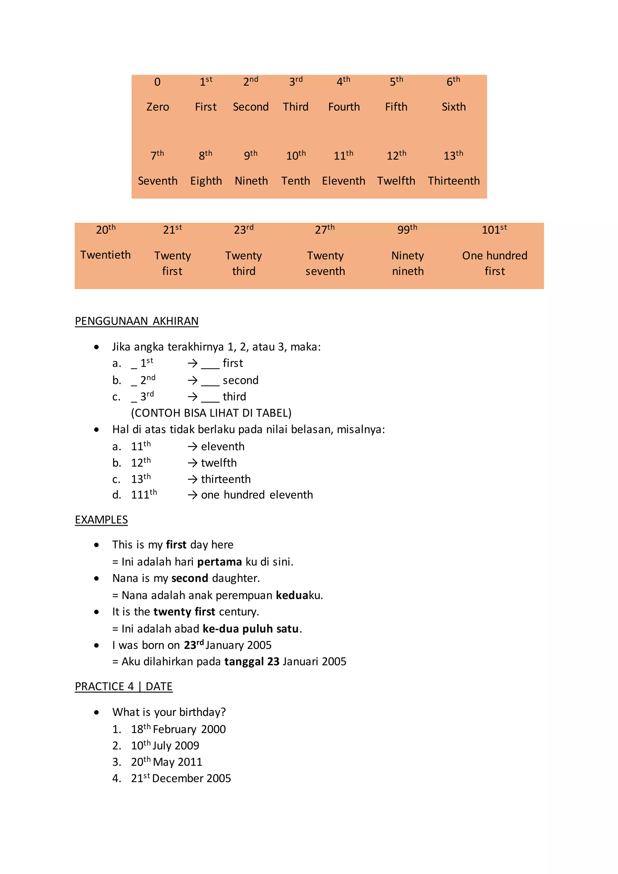 Numerals (doc) | DOCX