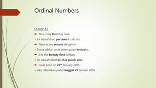 Numerals (ppt) | PPTX