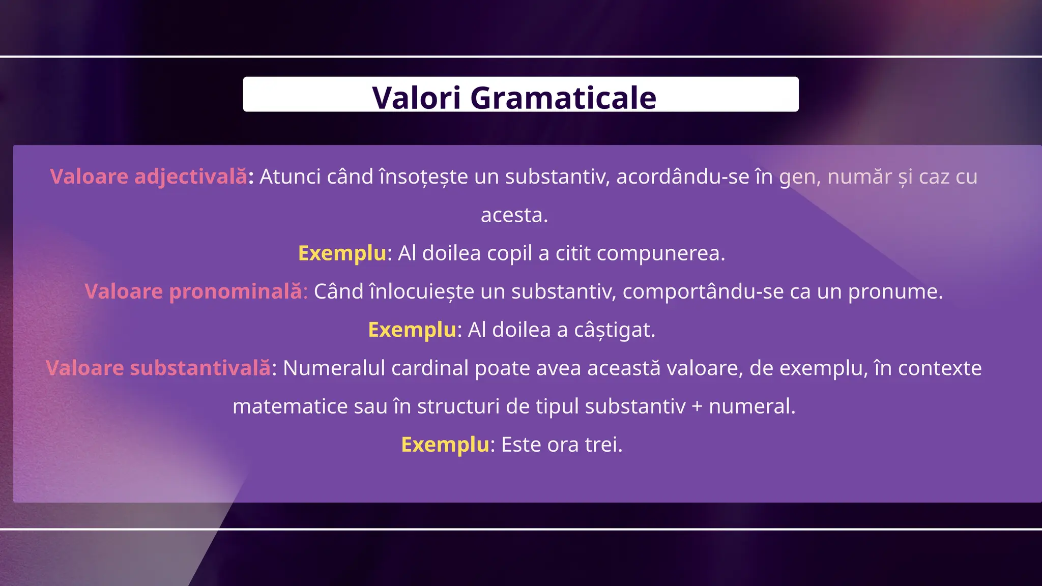 Numeralul este o parte de vorbire din limba romana .pptx