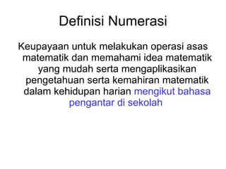 Numerasi | PPT