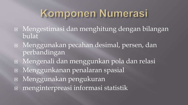 ppt kegiatan numerasi sebagai contohNUMERASI.pptx