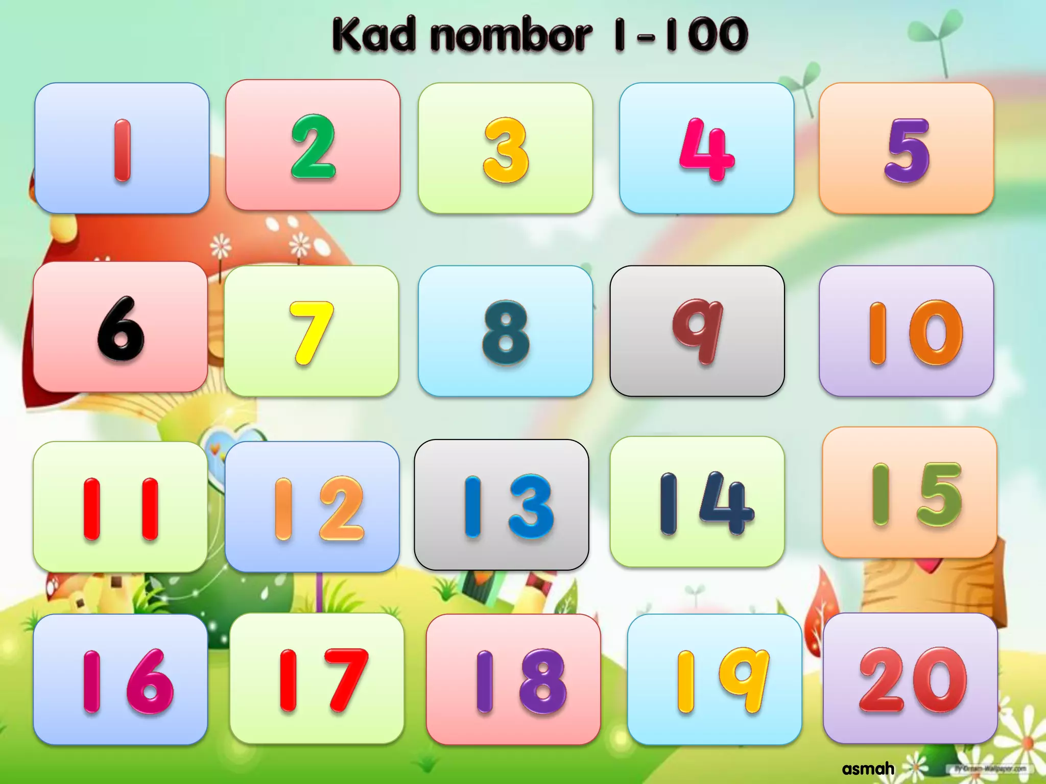 Numerasi konstruk 1 1~100 | PPT