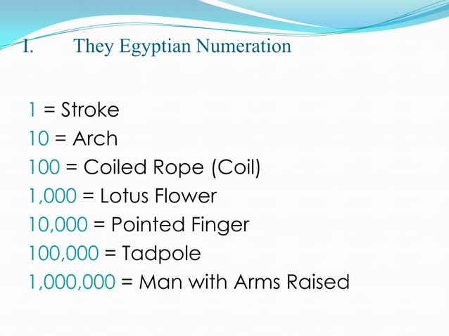Numeration systems | PPTX