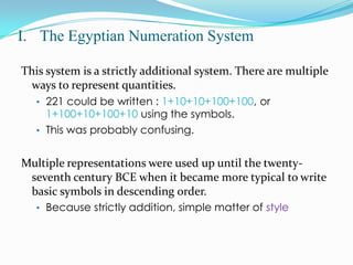 Numeration systems | PPTX