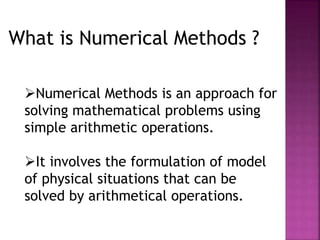 Numerical | PPTX