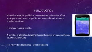 Numerical Weather Prediction | PPTX