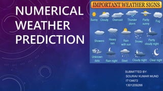 Numerical Weather Prediction