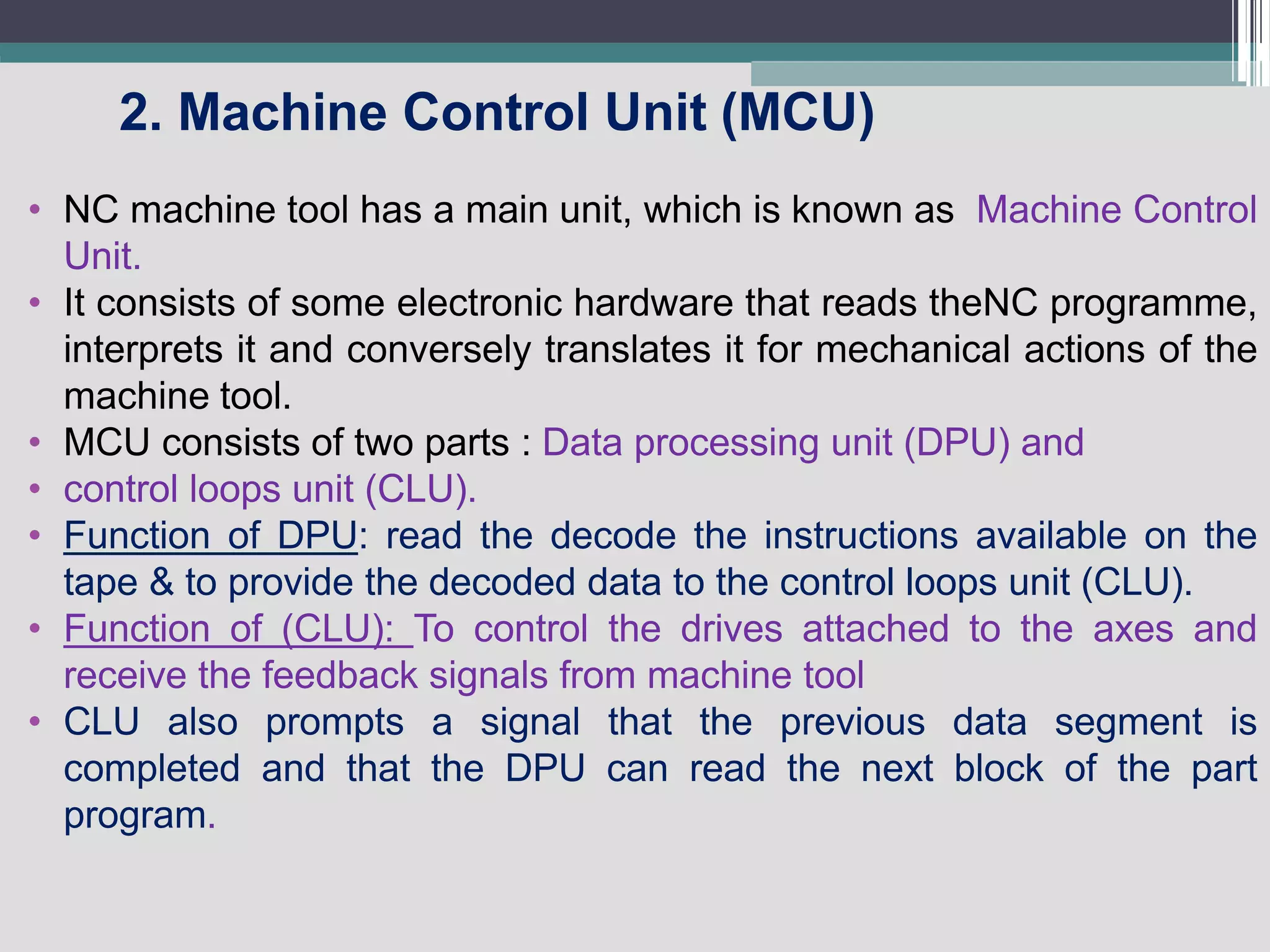 Numerical control machines tool | PPTX