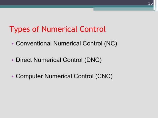Numerical control machines tool | PPTX | Operating Systems | Computer ...