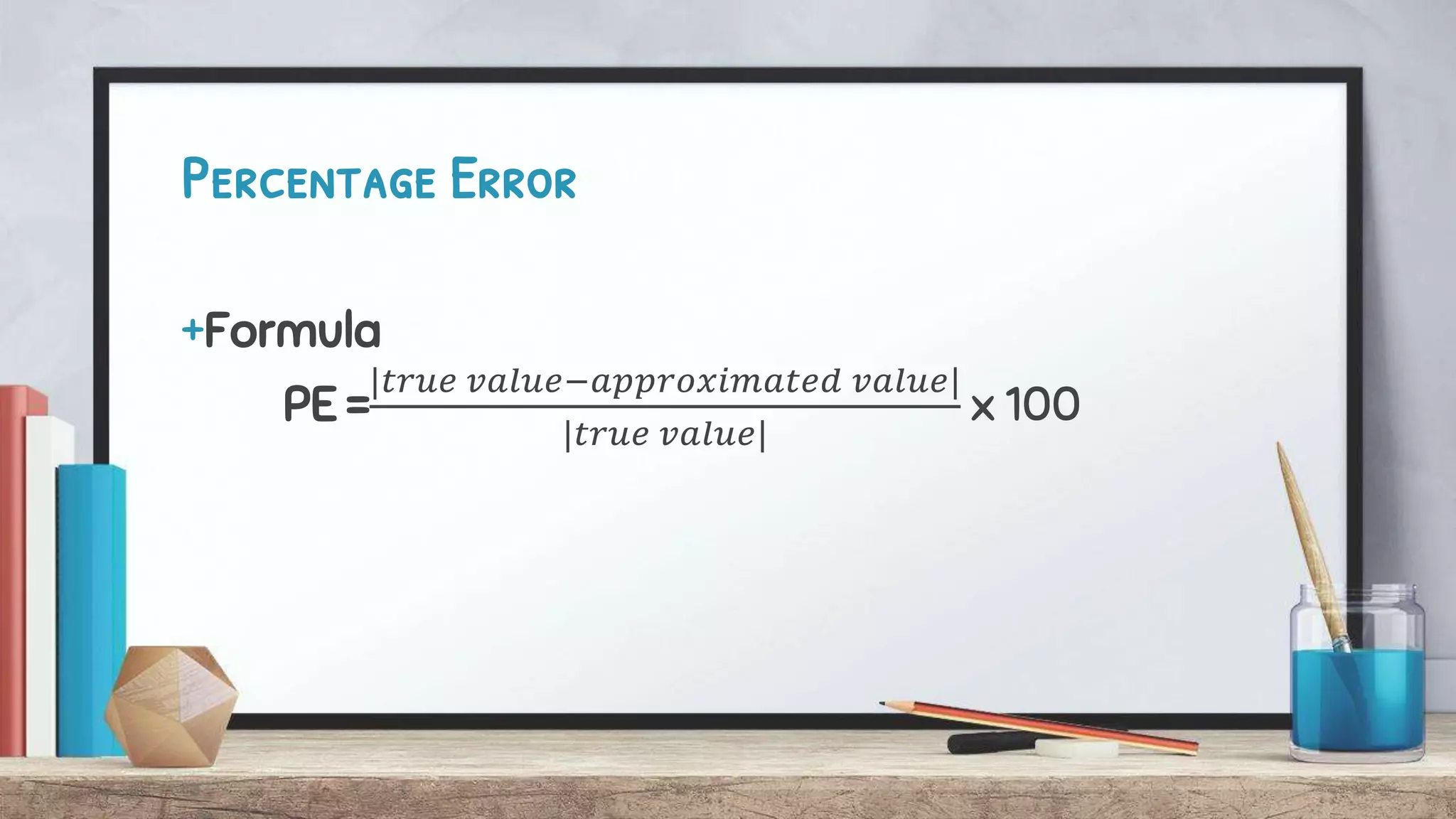 Error Finding in Numerical method | PPTX