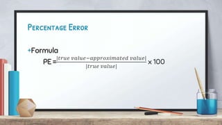 Error Finding in Numerical method | PPTX