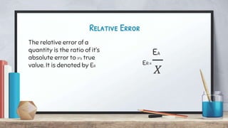 Error Finding in Numerical method | PPTX