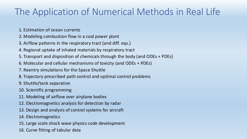 application-of-numerical-method-in-real-life