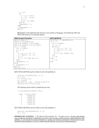 Numerical Methods for Engineers 6th Edition Chapra Solutions Manual | PDF