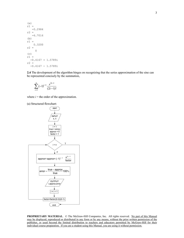 Numerical Methods for Engineers 7th Edition Chapra Solutions Manual ...