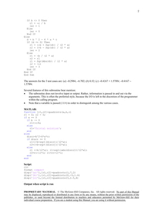 Numerical Methods for Engineers 7th Edition Chapra Solutions Manual | PDF