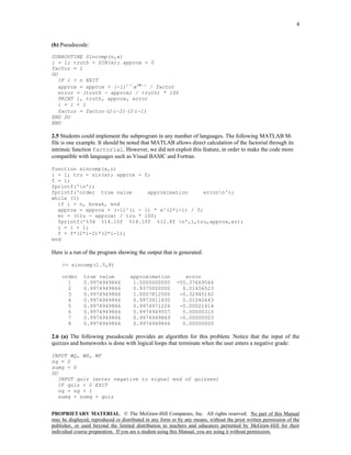Numerical Methods for Engineers 7th Edition Chapra Solutions Manual | PDF