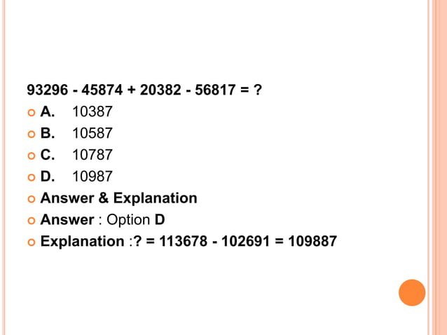Numerical Ability.pptx | Physics | Science