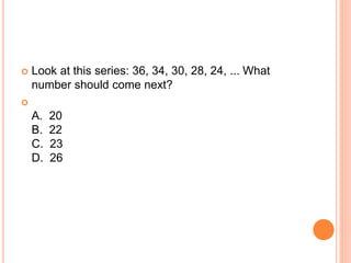 Numerical Ability.pptx | Physics | Science
