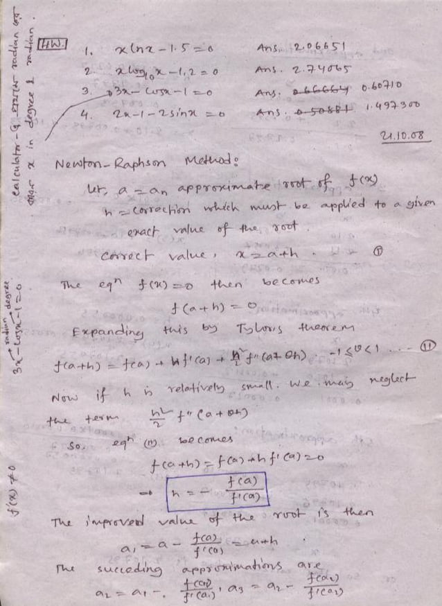 Numerical analysis & computer programming | PDF