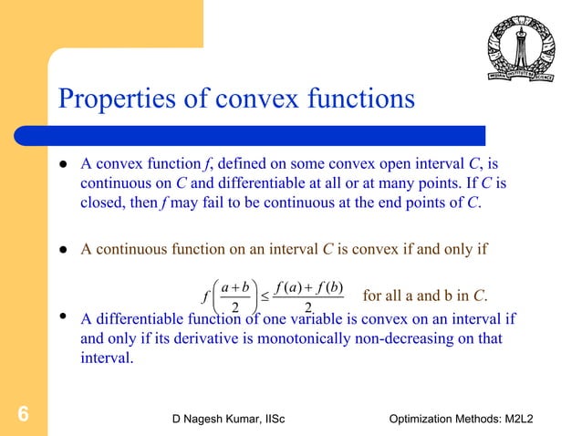 Numerical analysis convexity, concavity | PDF