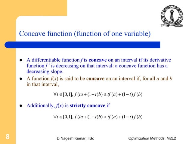 Numerical analysis convexity, concavity | PDF