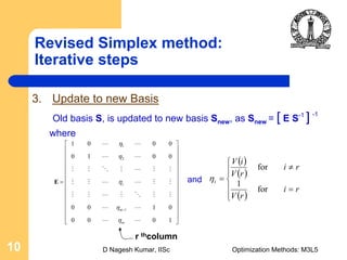 Numerical analysis dual, primal, revised simplex | PDF