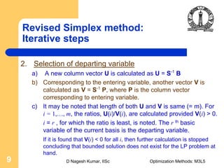 Numerical analysis dual, primal, revised simplex | PDF
