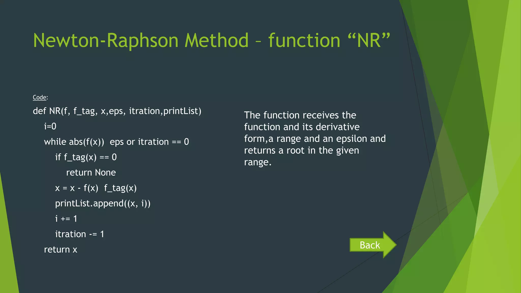 Numerical Analysisgroup19 Ppt