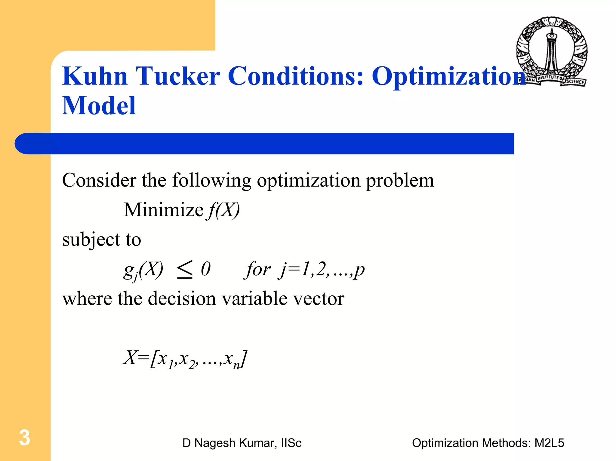 Numerical analysis kuhn tucker eqn | PDF