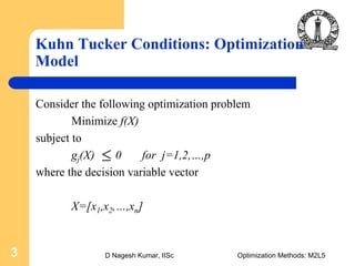 Numerical analysis kuhn tucker eqn | PDF