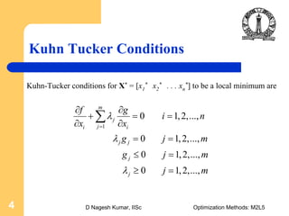 Numerical analysis kuhn tucker eqn | PDF