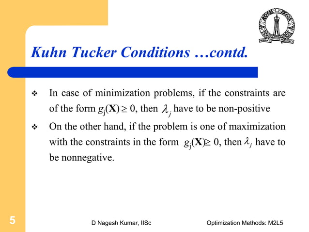 Numerical analysis kuhn tucker eqn | PDF | Technology & Computing