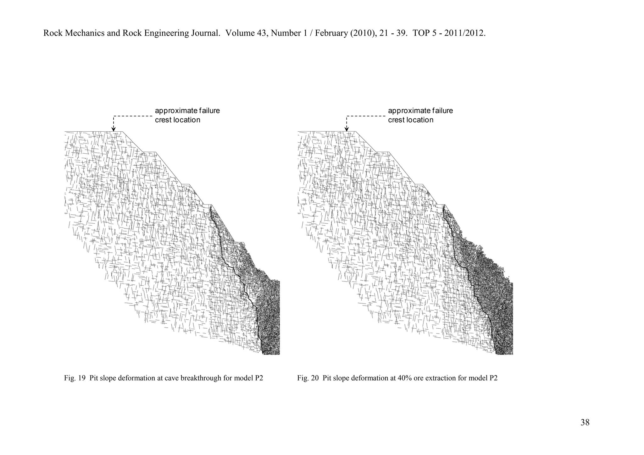 Numerical analysis of block caving induced instability in large open ...