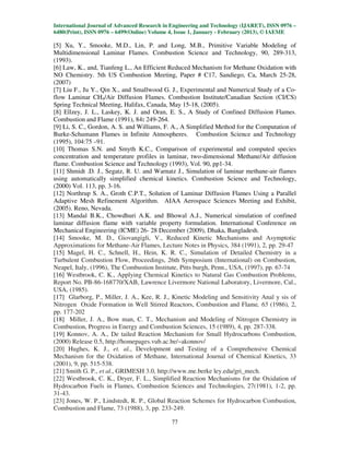 Numerical analysis of confined laminar diffusion effects of chemical ...