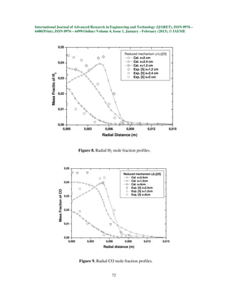 Numerical analysis of confined laminar diffusion flame effects of ...