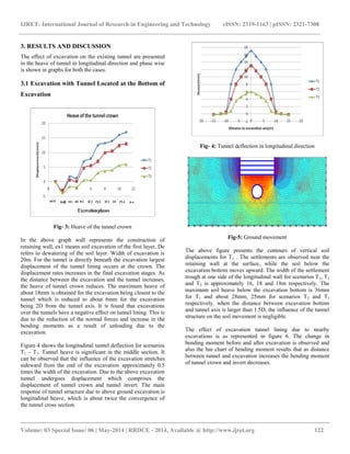 Numerical analysis of influence of deep excavation on nearby existing tunnel | PDF