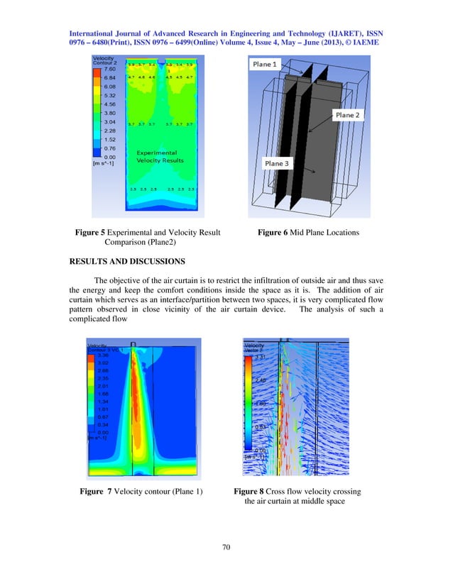 Numerical analysis of velocity vectors plots and turbulent kinetic energy | PDF